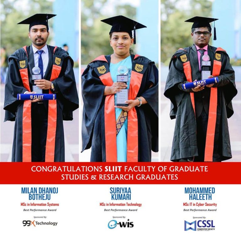 SLIIT Graduates with flying colours | SLIIT