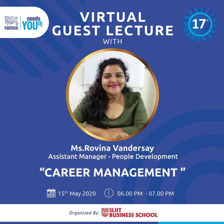 virtual guest lecture to find out about "Career Management" hosted by ...