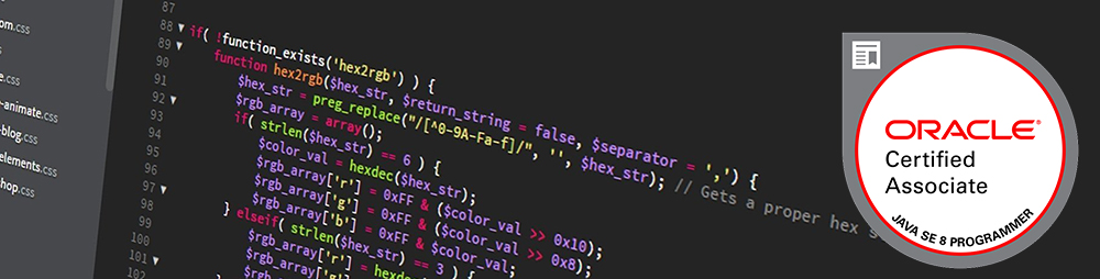 Oracle Certified Associate Java Se 8 Programmer Sliit