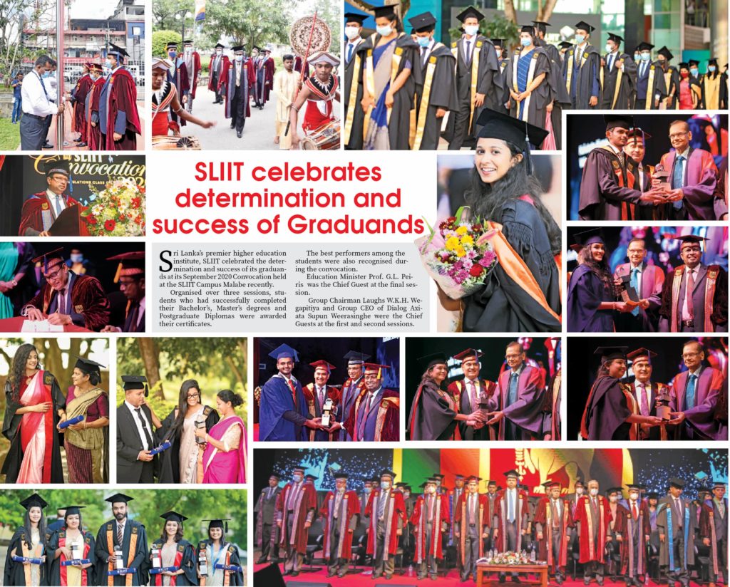 SLIIT Celebrates Determination and Success of Graduands – Sunday ...