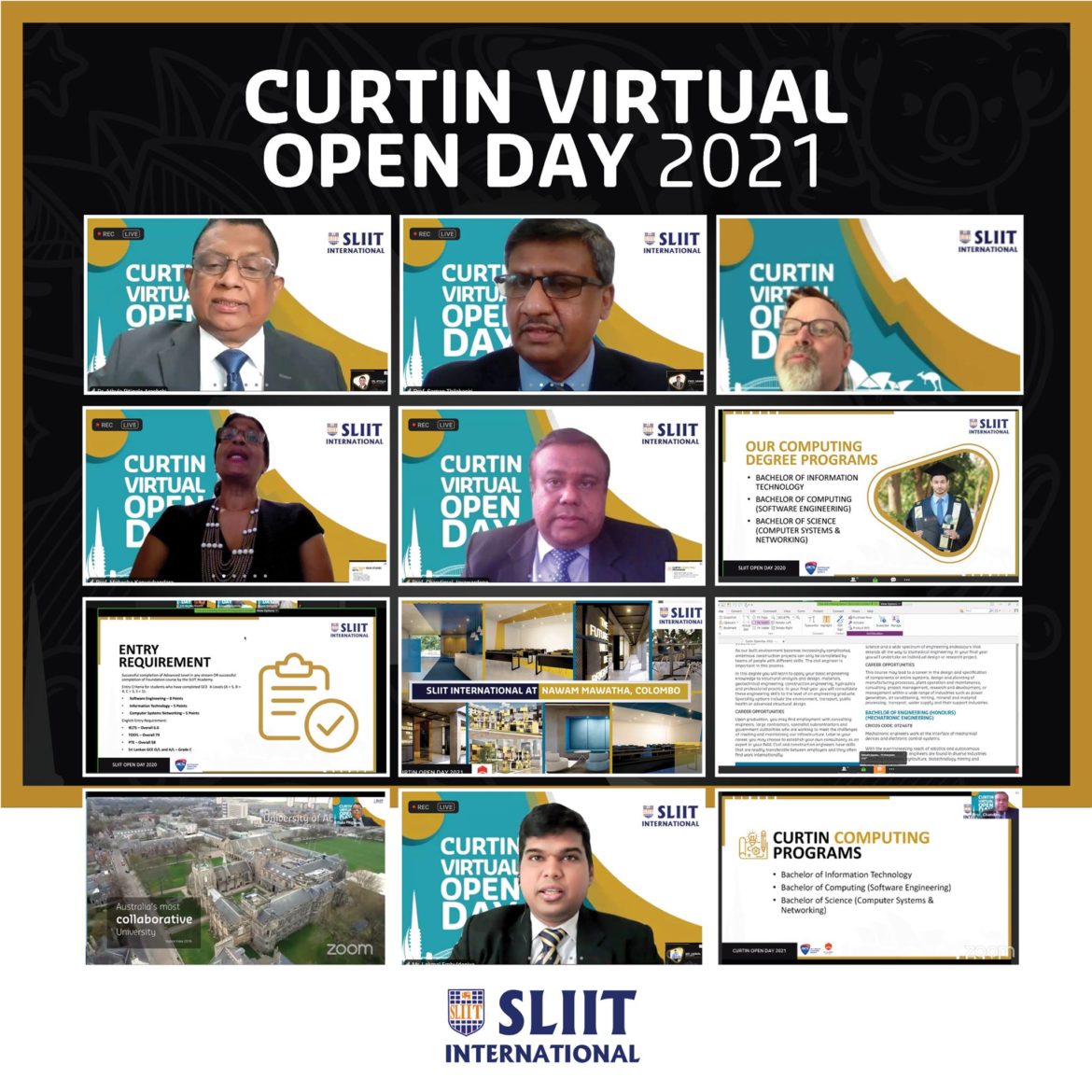 Curtin University Virtual Open Day 2021 was successfully held on 16th ...