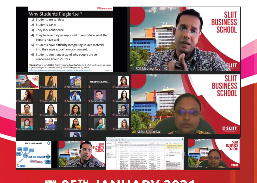 Virtual Research Workshop Session 2 – "Plagiarism and using Referencing ...