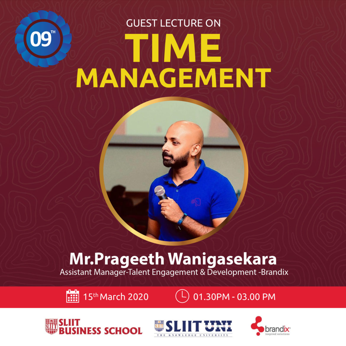 A virtual session on "Time Management" | SLIIT