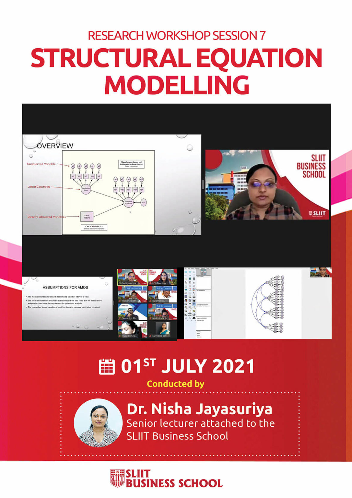 Research Workshop Session 7 – "Structural Equation Modelling" | SLIIT