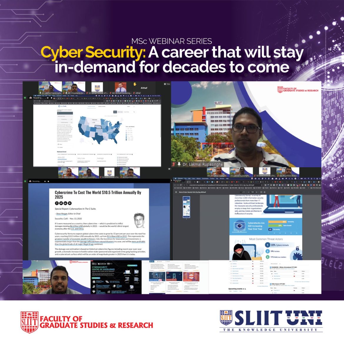 An insightful webinar on the evolving topic Cyber Security – "A Career ...