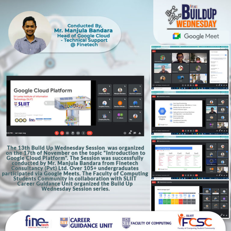 Buildup Wednesday – 13th session "Introduction to Google Cloud Platform ...