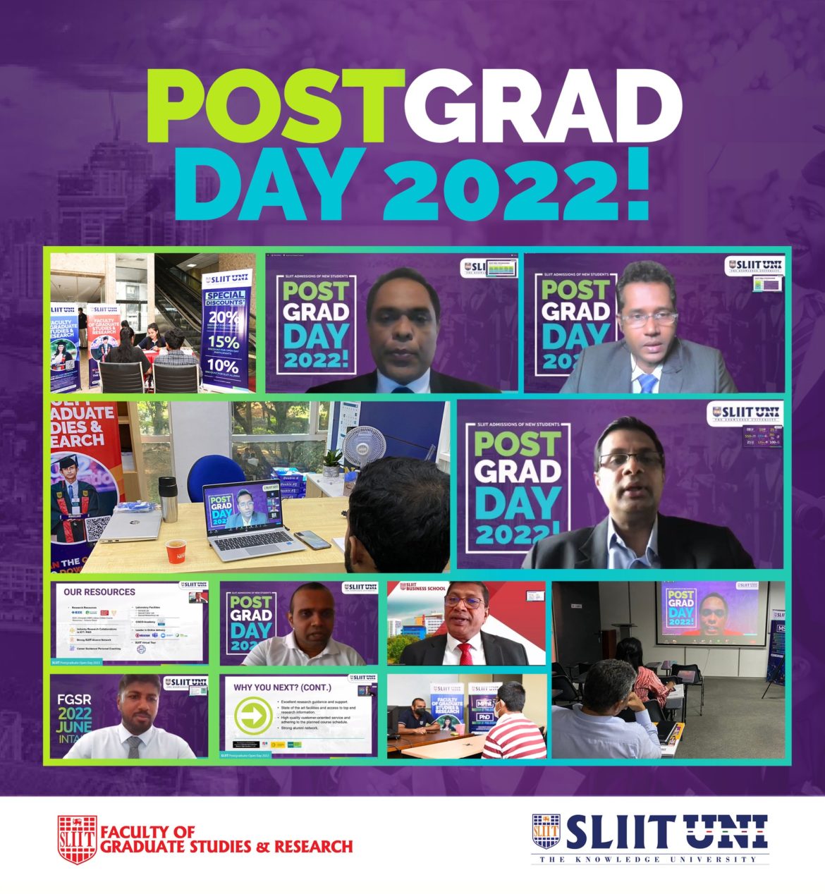 The SLIIT Postgraduate Open Day 2022 | SLIIT