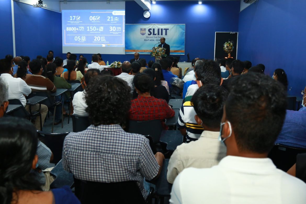 SLIIT Matara Center welcomed its new batch of students for the ...