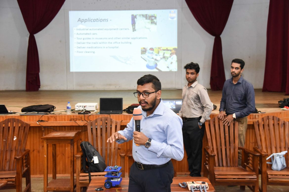 Inspirational session on the topic "Robotics" to Dhammissara National ...