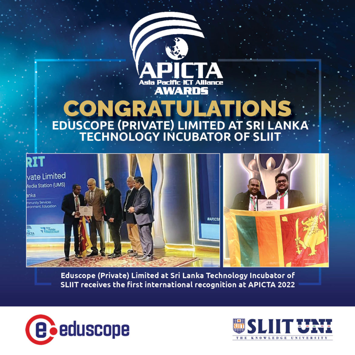 Asia Pacific ICT Alliance – apicta 2022 | SLIIT