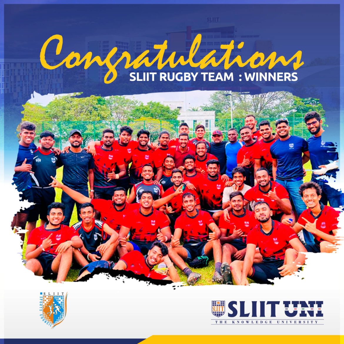 Congratulations to the SLIIT Rugby | SLIIT