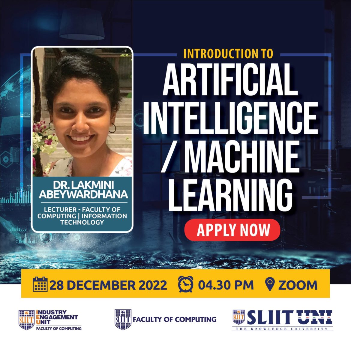 Online information session on " Introduction to Artificial Intelligence ...