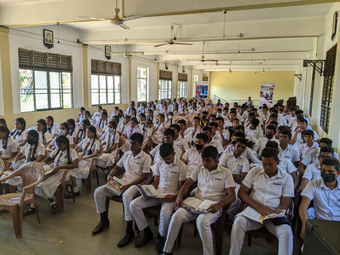 An inspirational session on the topic "Cyber Security" to A/L students ...