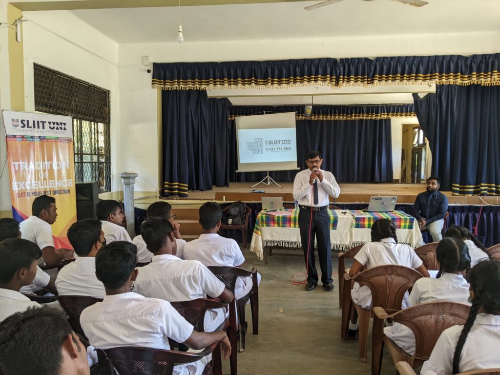 An inspirational session on the topic "Cyber Security" to A/L students ...