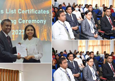 SLIIT Business School – Dean's List Certificate Award Ceremony | SLIIT