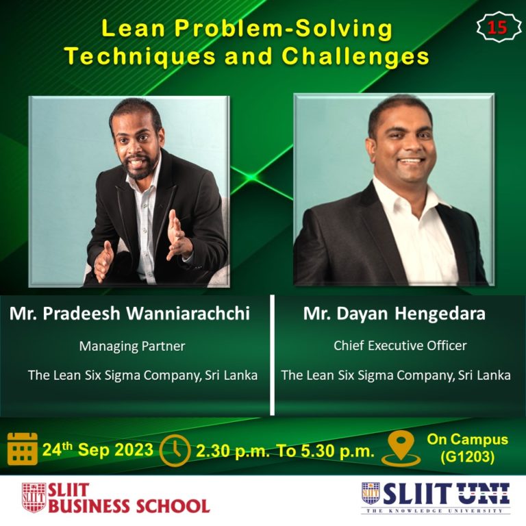 Lean Problem-Solving Techniques and Challenges | SLIIT